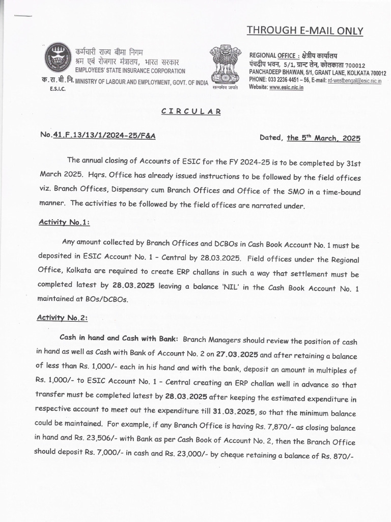Annual Accounts Circular | PDF