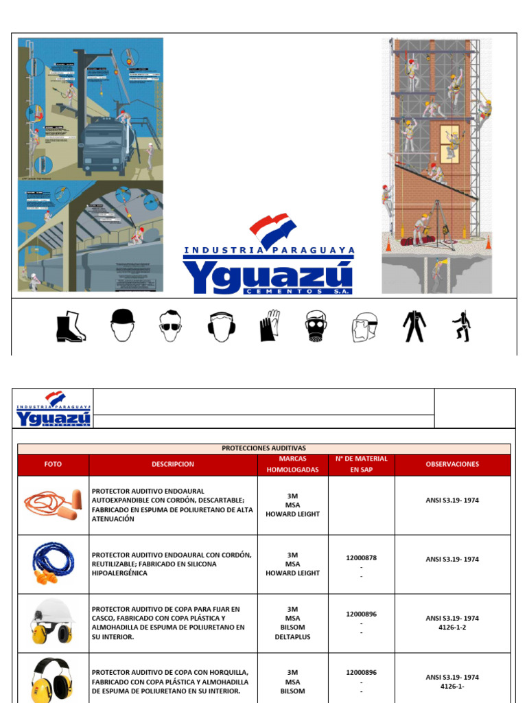 Anexo Catalogo Epp | PDF | Materiales