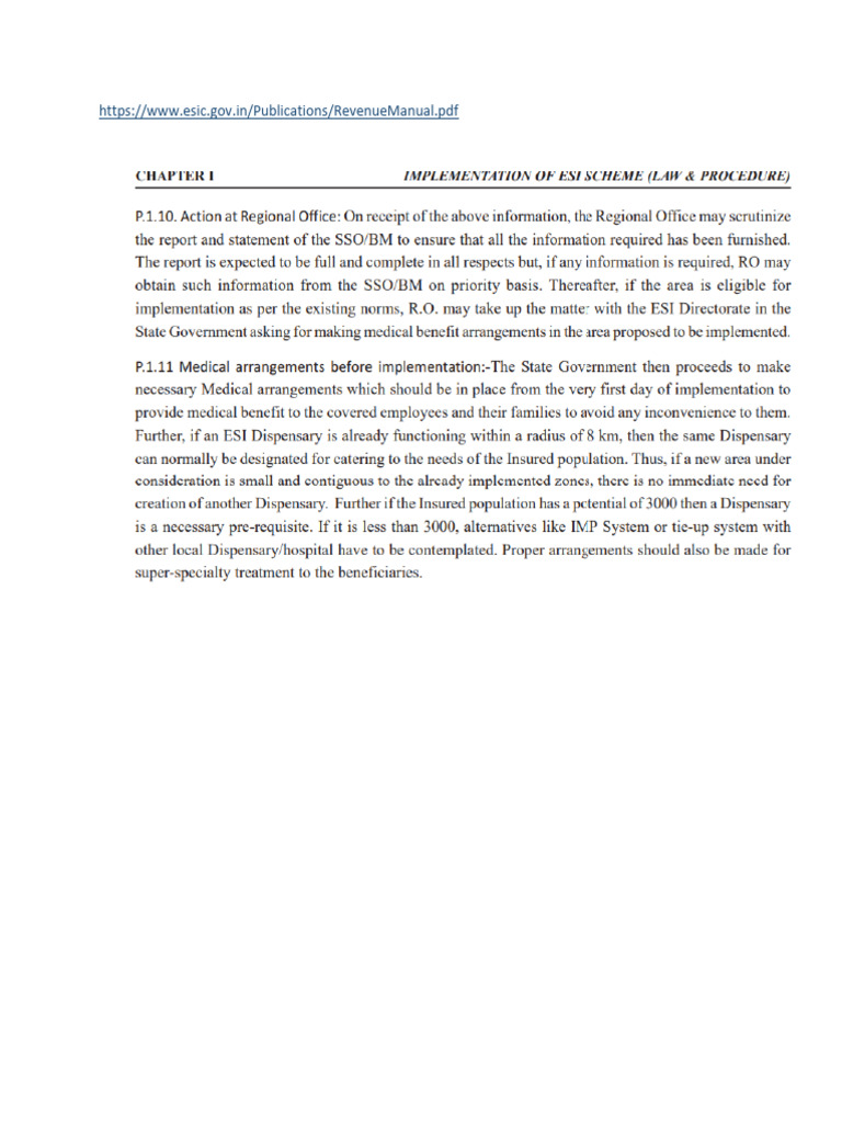 Medical Arrangement Before Implementation | PDF
