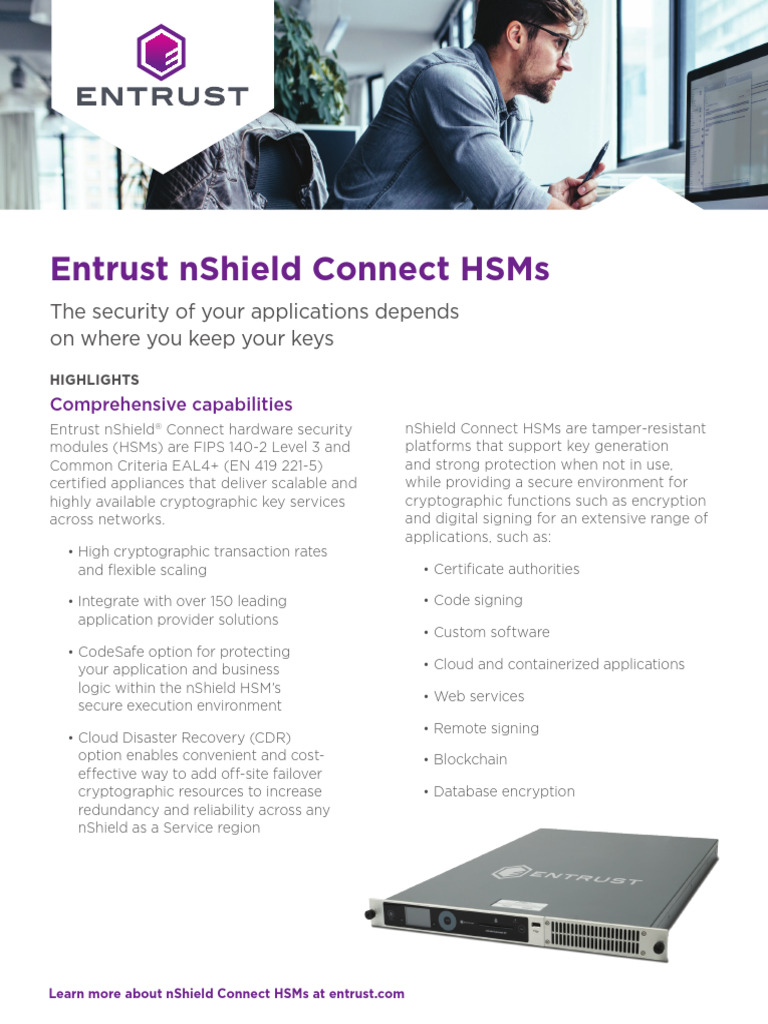 Entrust Nshield Connect Ds | PDF | Scalability | Military Communications