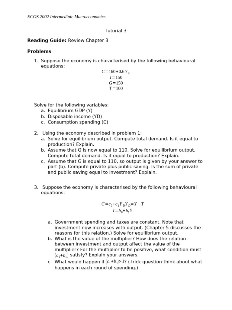 Tutorial 3 Questions Pdf