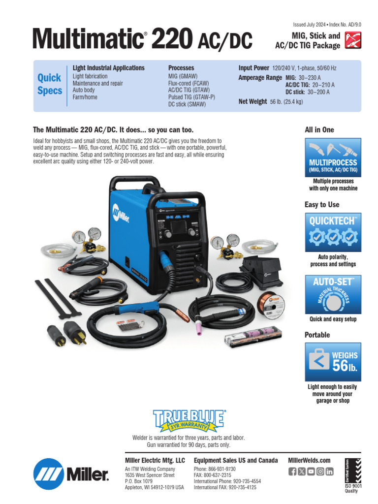 AD90 Multimatic 220 ACDC | PDF | Electrical Connector | Electricity