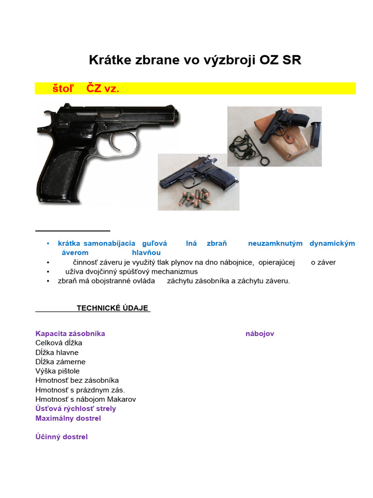 VI - Kratke Zbrane | PDF