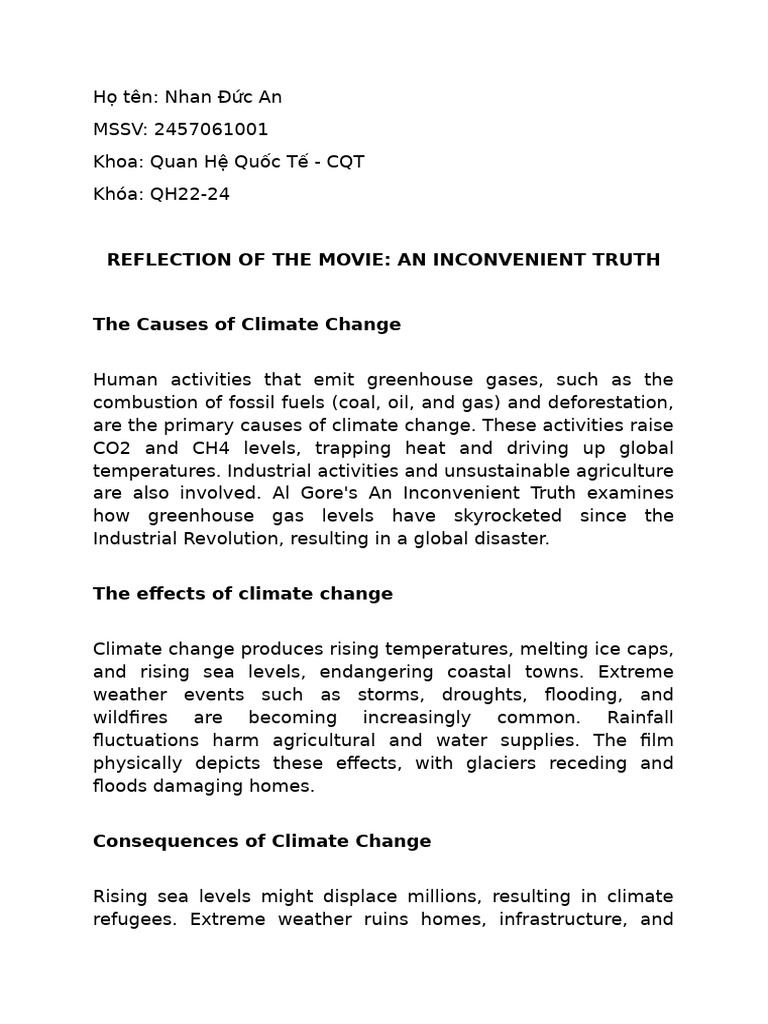 Causes of Climate Change | PDF | Climate Change | Natural Environment