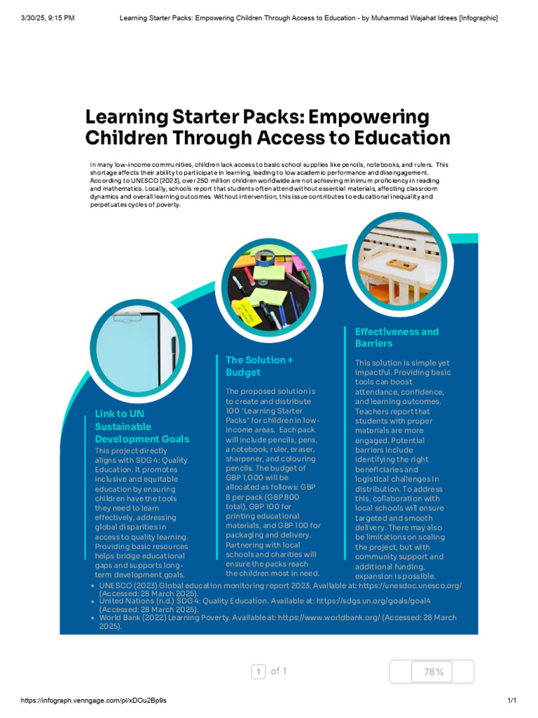 Learning Starter Packs_ Empowering Children Through Access to Education ...