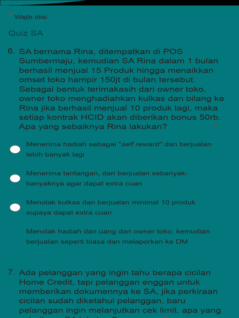 Strategi Penjualan Efektif SA Rina | PDF