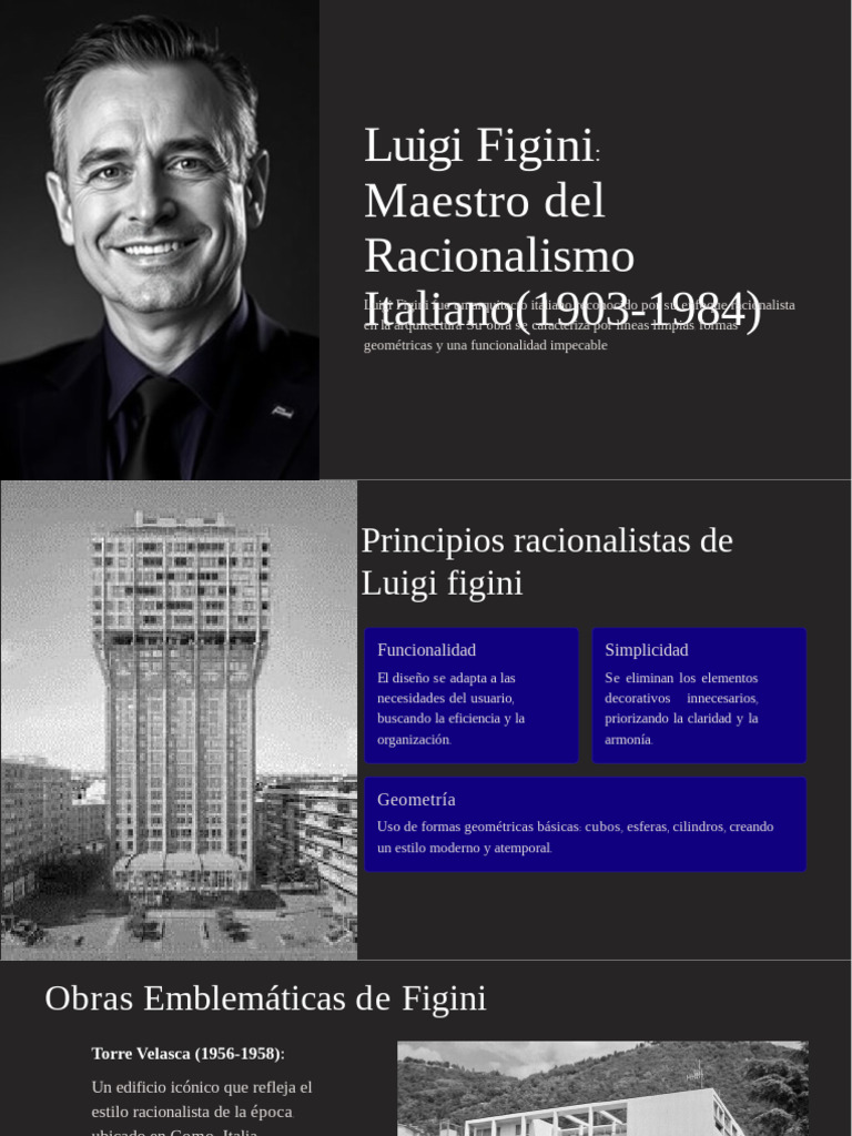 Luigi Figini Maestro Del Racionalismo Italiano3 | PDF | Minimalismo ...