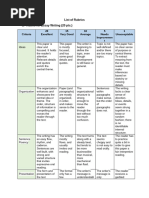 Found Poem Writing Rubric | PDF