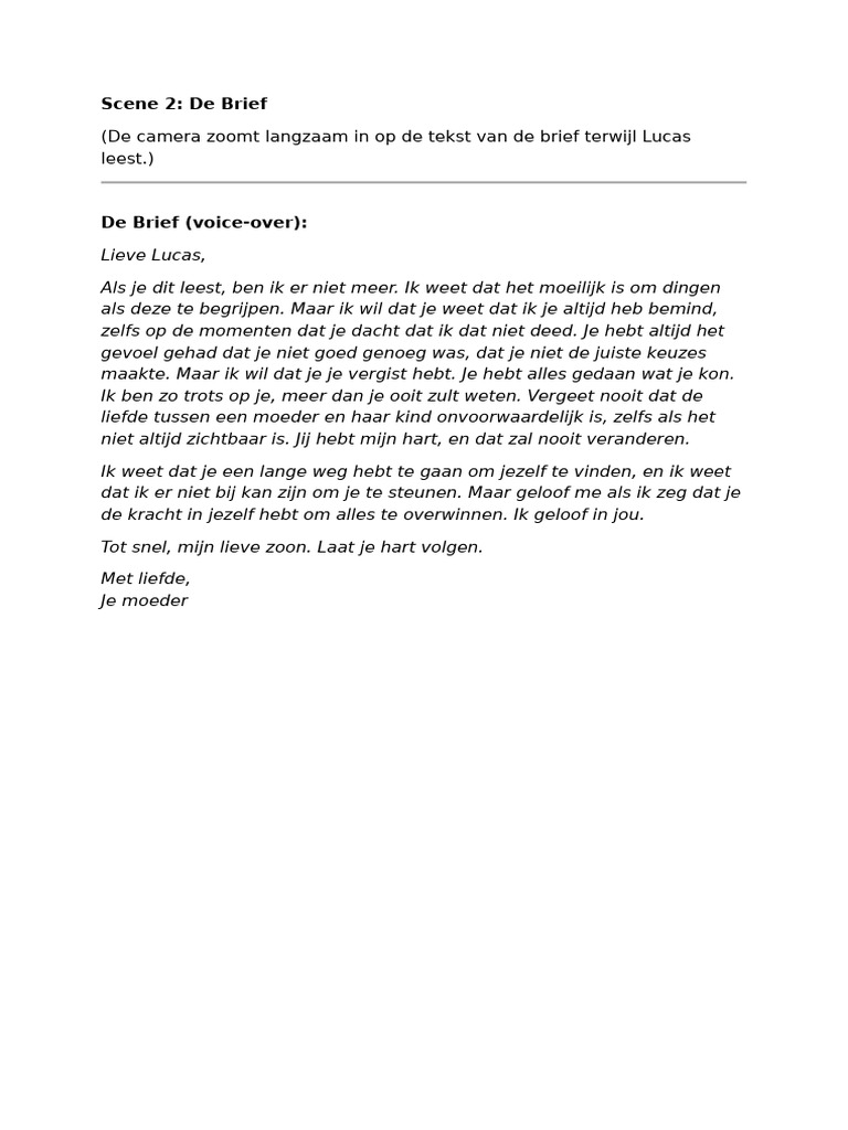 random script scene 2 deel 1 | PDF