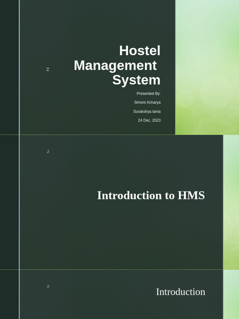Hostel Management | PDF