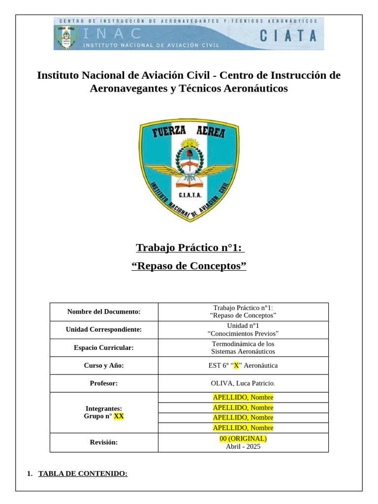 TP1 - Repaso de Conceptos - Guía | PDF | Fase (materia) | Diagrama de fases