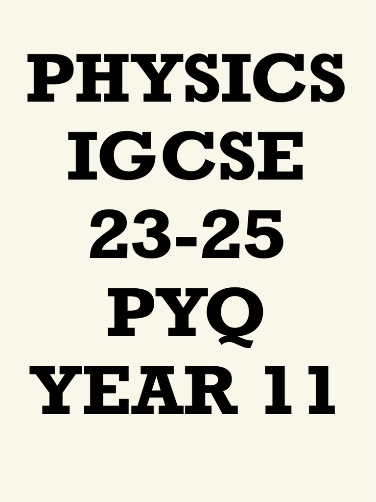 Physics Past Paper Book | PDF | Radioactive Decay | Atoms