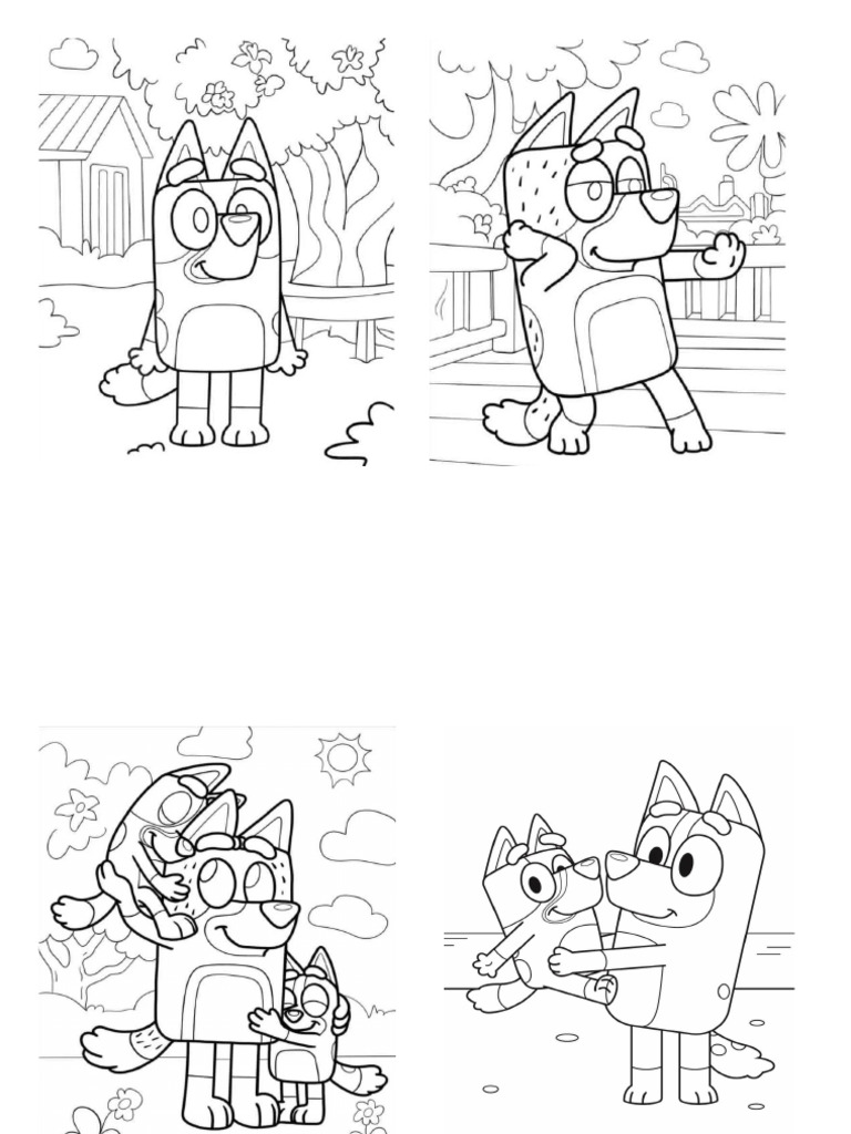 Libro Colorear Bluey | PDF