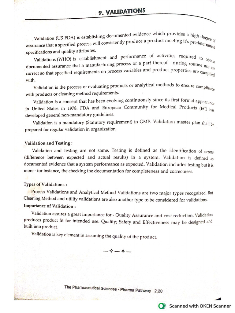validation pdf pharma pathway | PDF