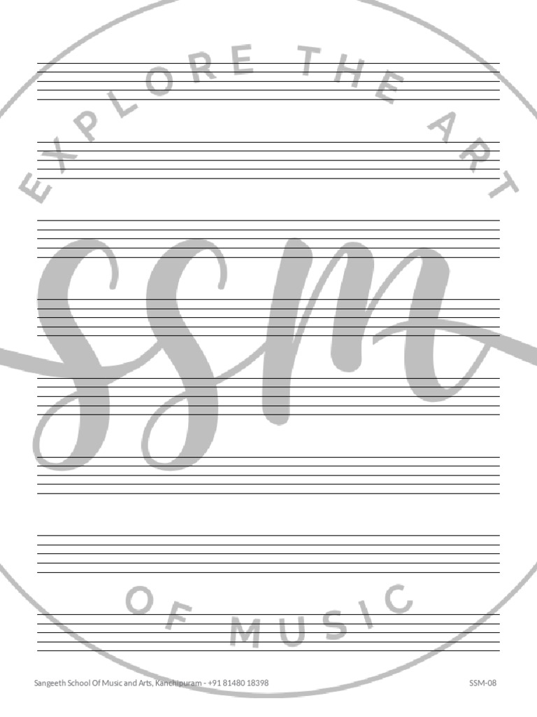 SSM Manuscript 8 Stave - Watermark | PDF