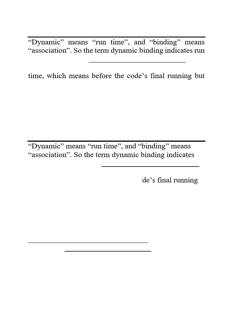 Static Binding Vs Dynamic Binding | PDF | Method (Computer Programming ...