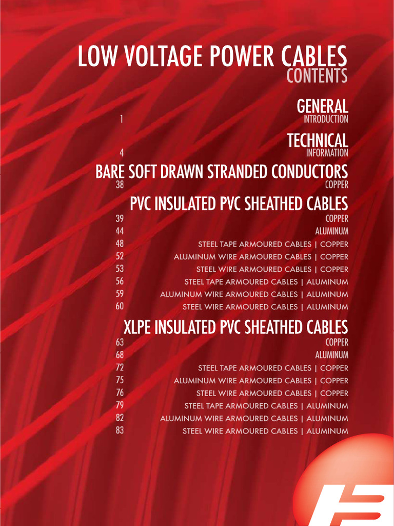 Bahra Cable Catalogue | PDF