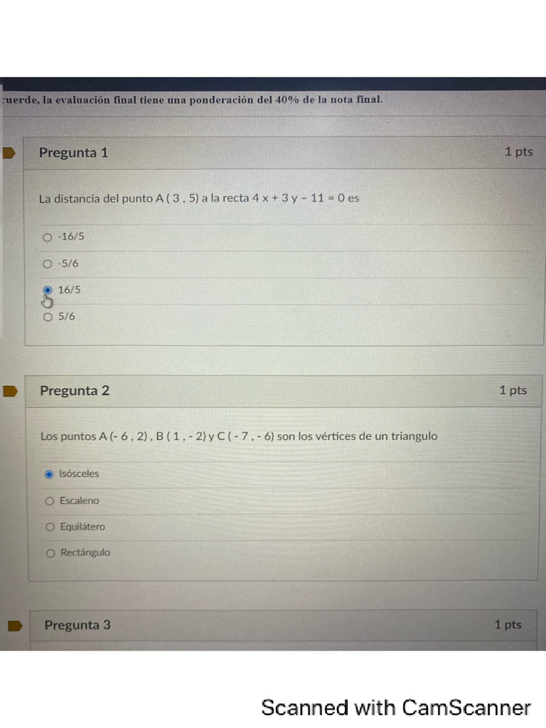 Examen Final Matemática II | PDF