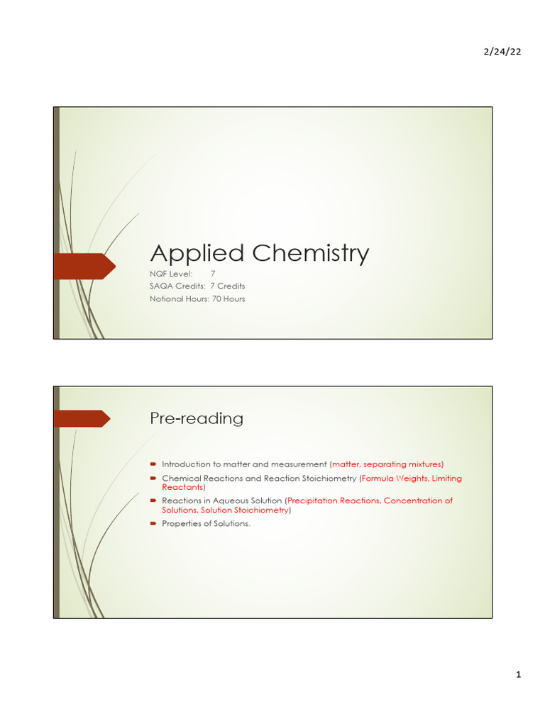 Overview of Gravimetric Analysis Methods | PDF | Precipitation ...