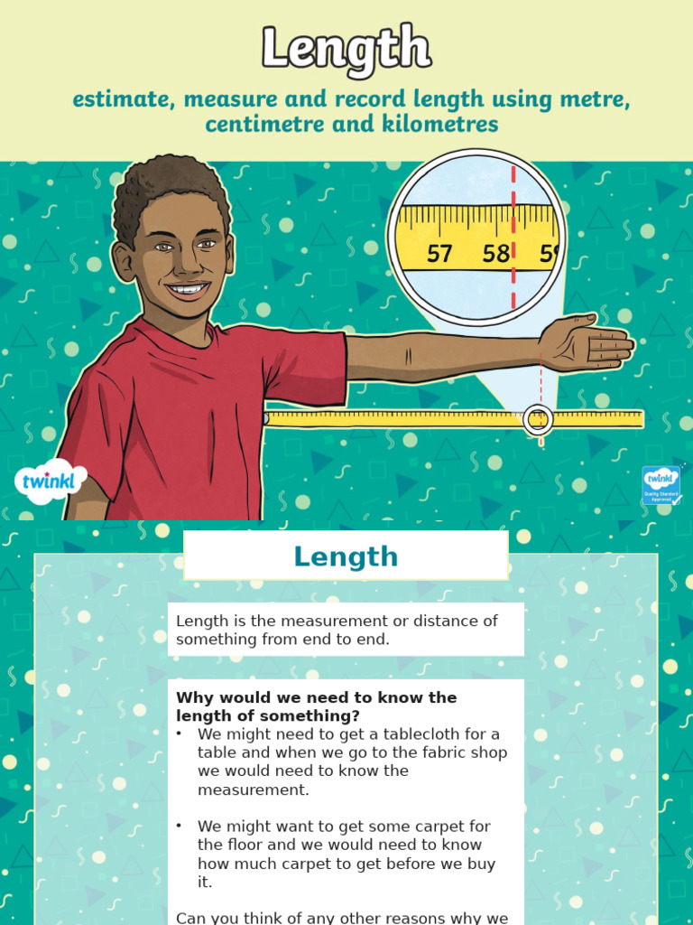 Measuring Length: Units and Estimation | PDF | Length