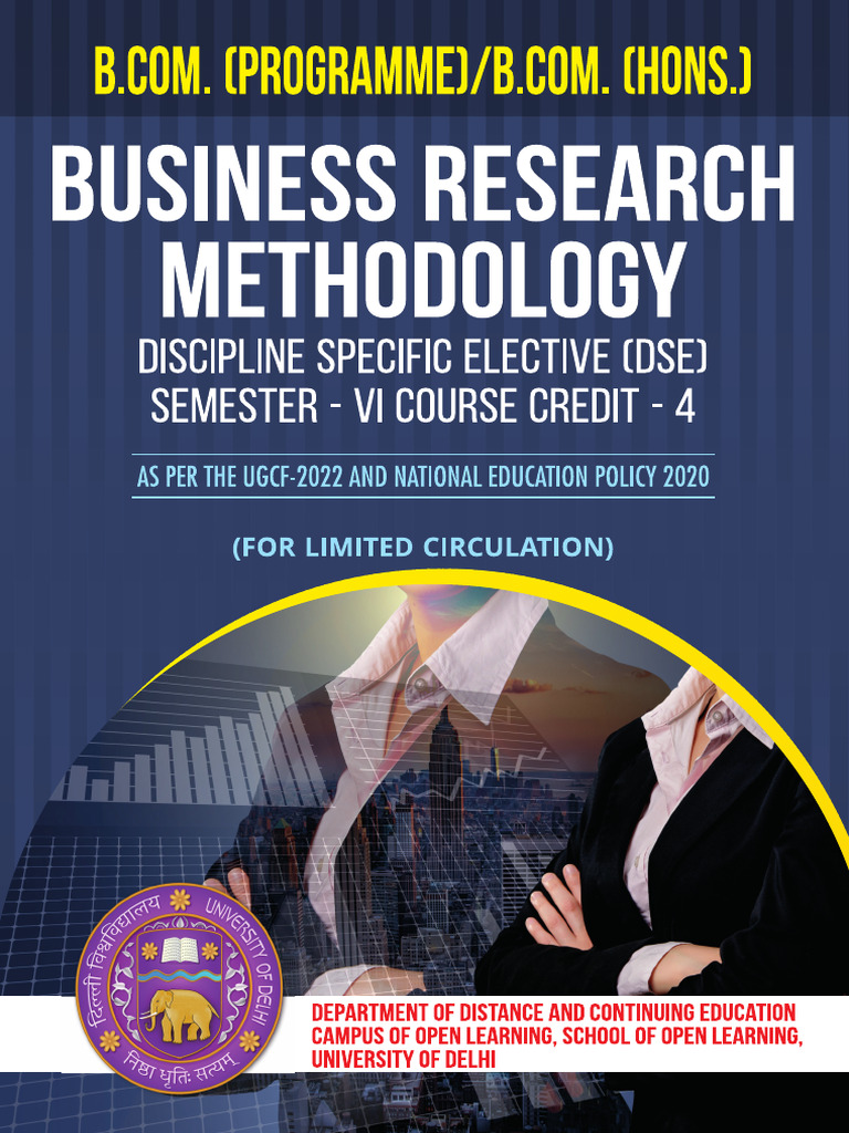 Business Research Methodology Overview | PDF | Methodology ...