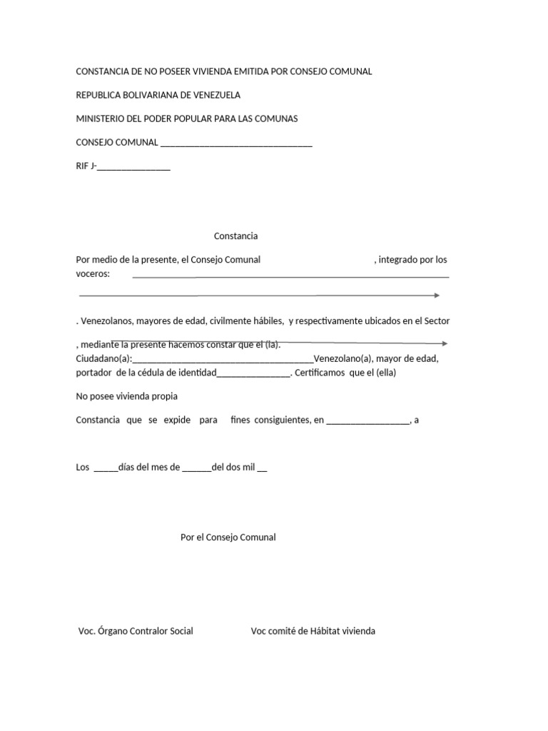 Carta NP Viviensa Nal | PDF