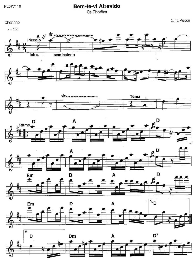 Bem Te VI Atrevido - Os Chorões | PDF