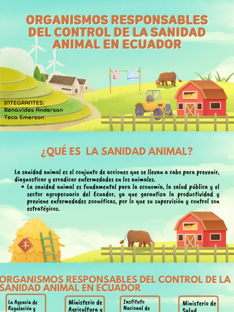Control de Sanidad Animal en Ecuador | PDF | Medicina Veterinaria | Ecuador