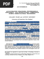 Berry Acculturation Model | PDF