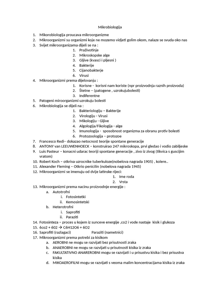 Mikrobiologija | PDF