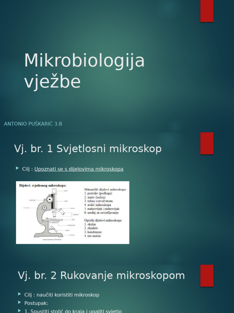 Mikrobiologija Vježbe | PDF