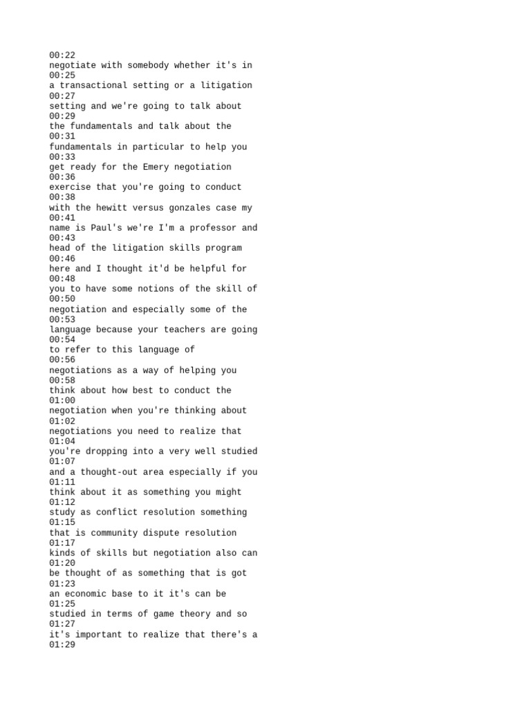 Advanced Negotiations Part1 | PDF | Negotiation | Rationality