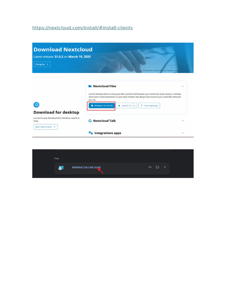 manual de instalacion nextcloud | PDF