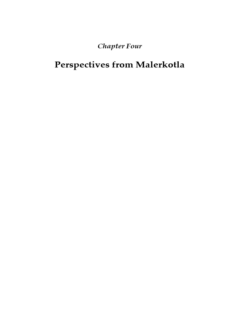 Civil Society in Malerkotla Punjab Fostering Resil... - (4 Perspectives From Malerkotla) | PDF