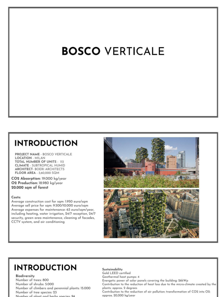 PDF Bosco Verticale Case Study_compress Copy Copy | PDF
