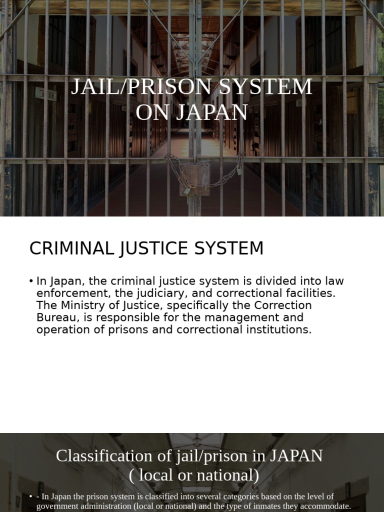 Japan Jail | PDF | Prison | Rehabilitation (Penology)