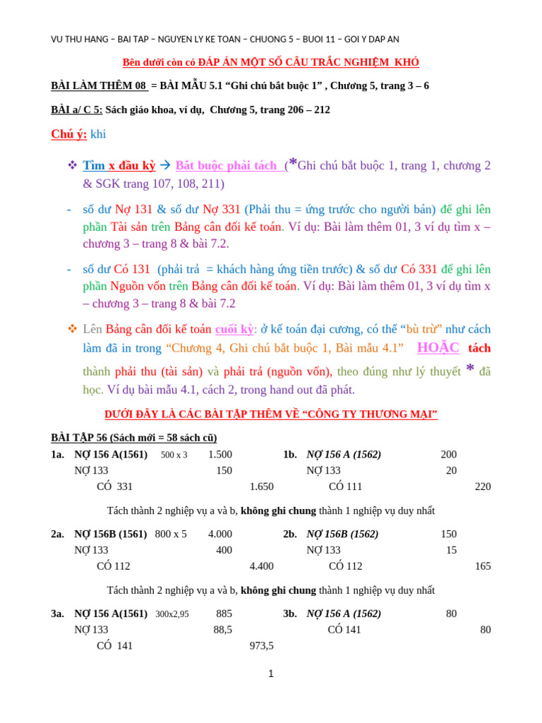 C 5 -BT - BUOI 11 | PDF