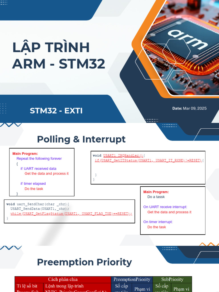 Training STM32 - EXTI | PDF