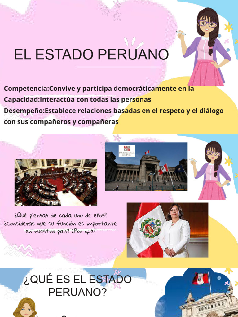 Elementos y Poderes del Estado Peruano | PDF