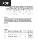 MicrosoftWord2005 1 | PDF