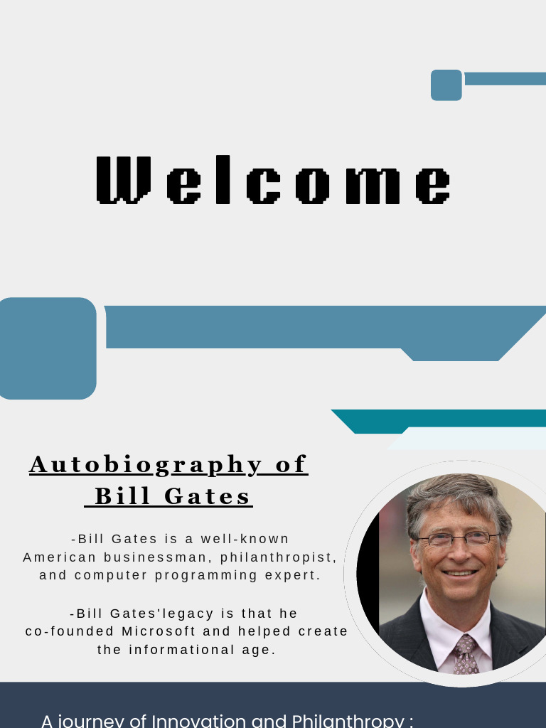 Autobiography of Bill Gates | PDF | Microsoft | Computing