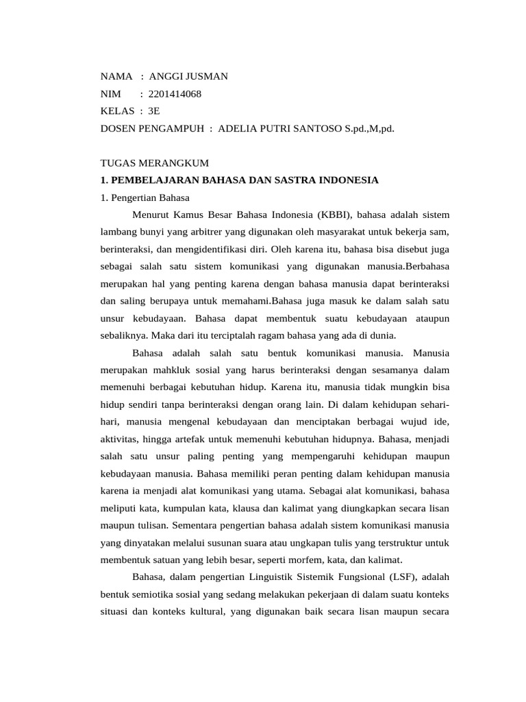 rangkuman anggi | PDF