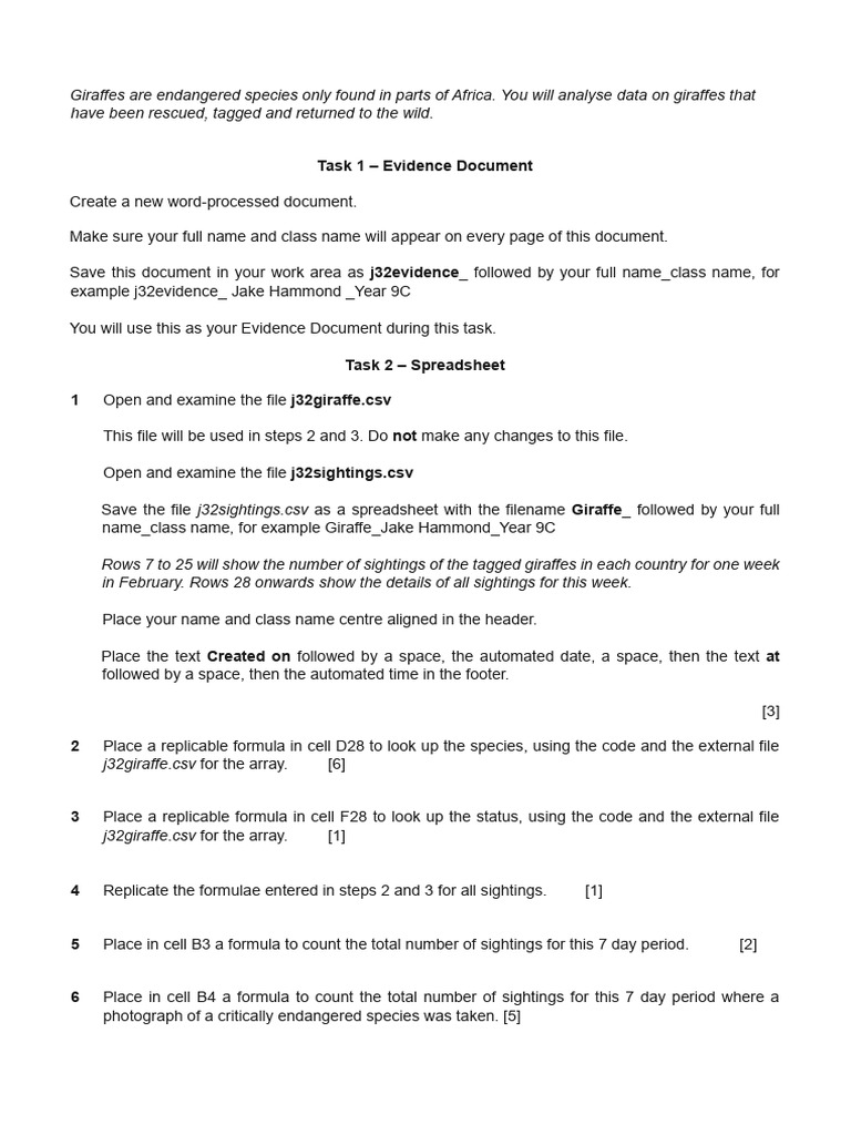 Practical Task On Data Analysis Lookup and Count | PDF | Spreadsheet ...