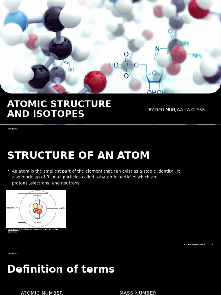 Atomic Structure and Isotopes | PDF