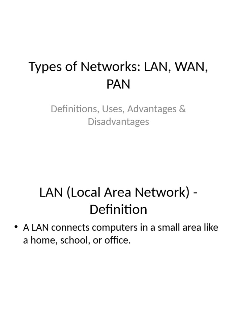 Network Types With Design | PDF