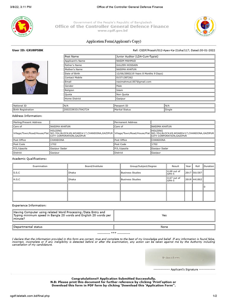 Office of The Controller General Defence Finance | PDF