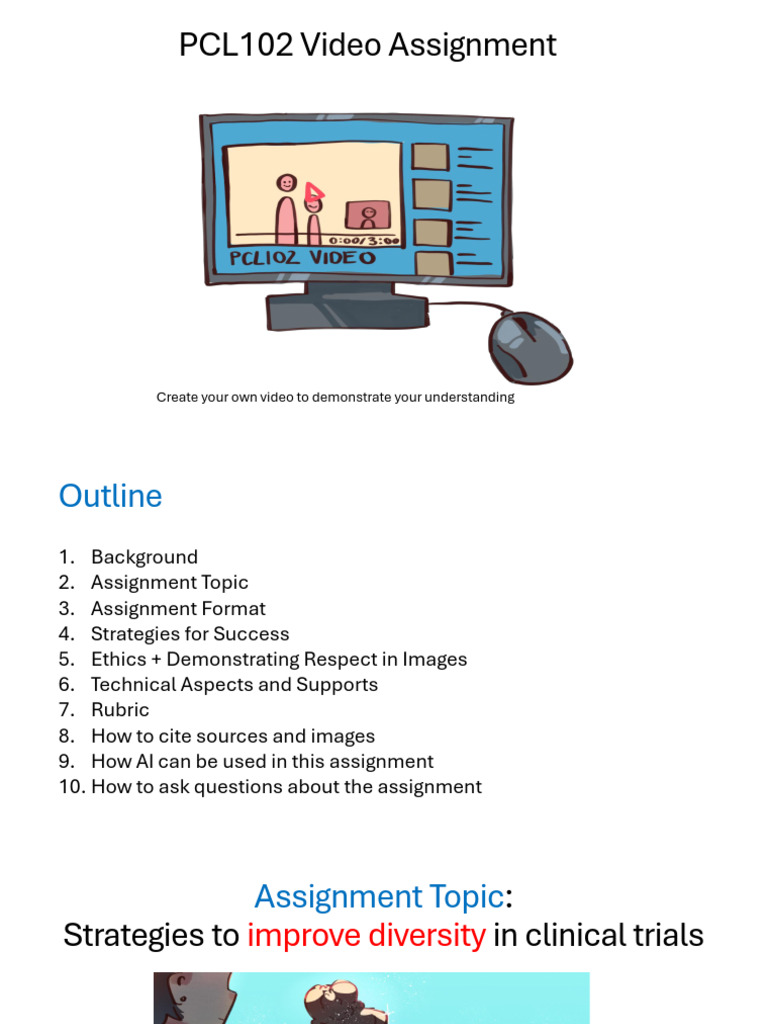 Video Assignment Slide Deck For Quercus | PDF | Microsoft Power Point ...
