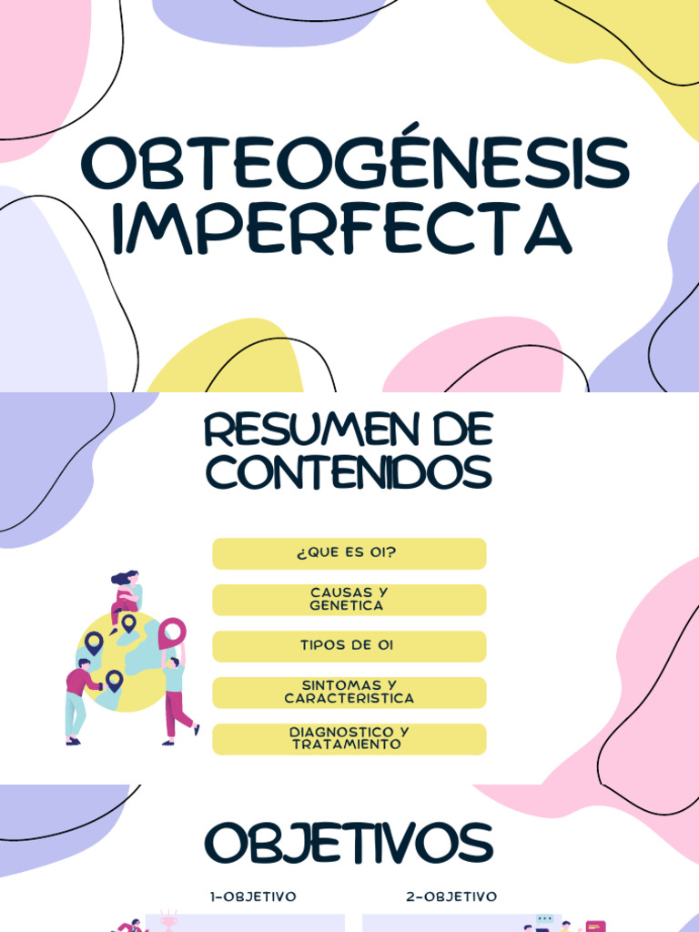 Presentación Osteogenesis Imperfecta PDF | PDF | Hueso | Medicina CLINICA