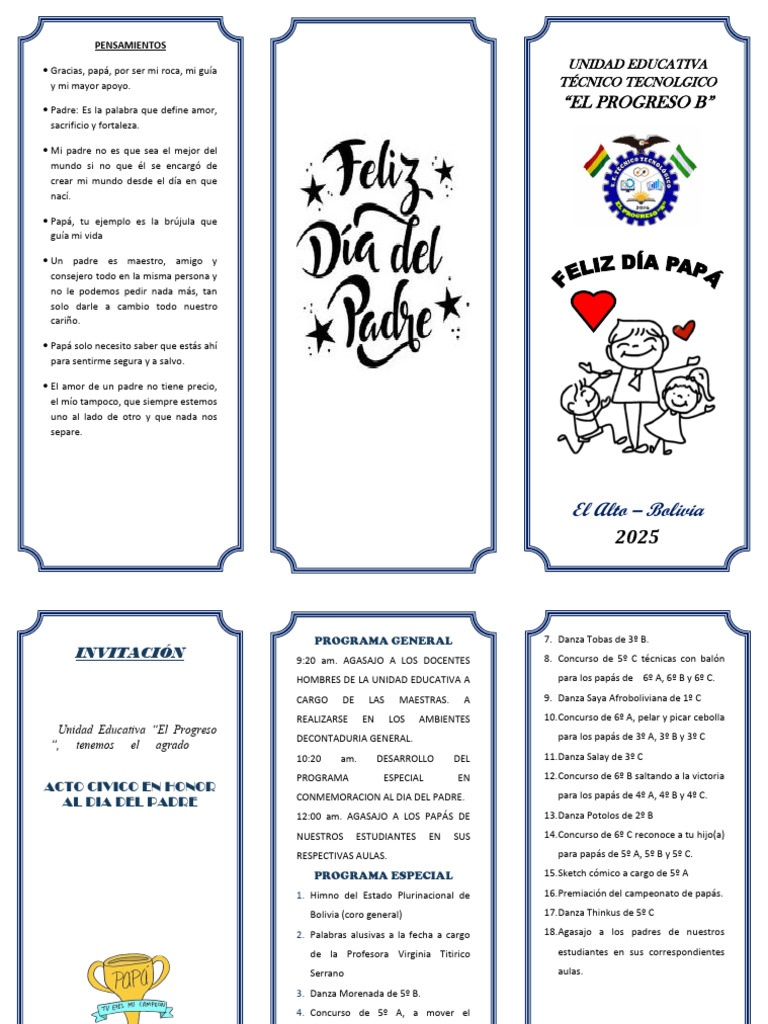 Programa Dia Del Padre 2 | PDF