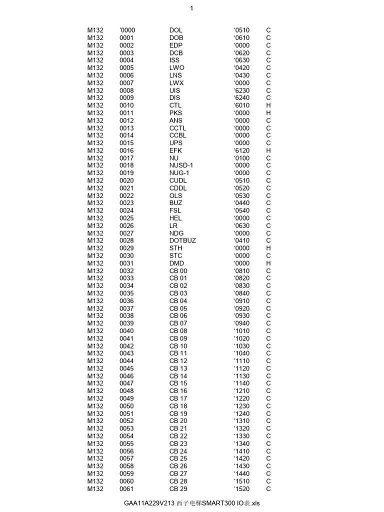 smart 300 IO 表 | PDF